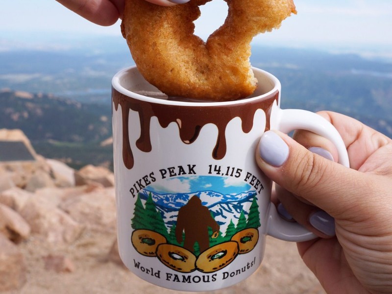 Have a Donut on One of Colorado’s Tallest Mountains at Pikes Peak ...